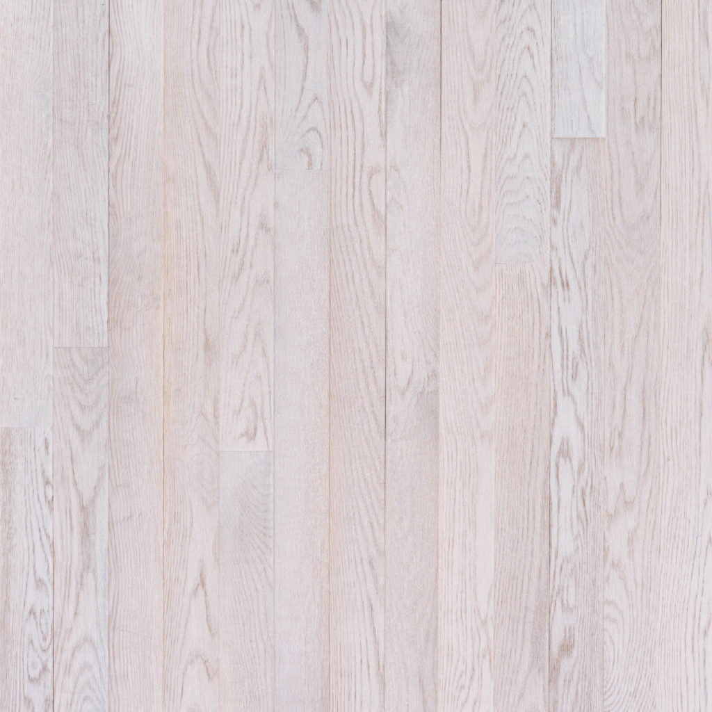 3/4″X4-1/4″ Silk White Prefinished Oak Wood Floor Style - Tulip Collection