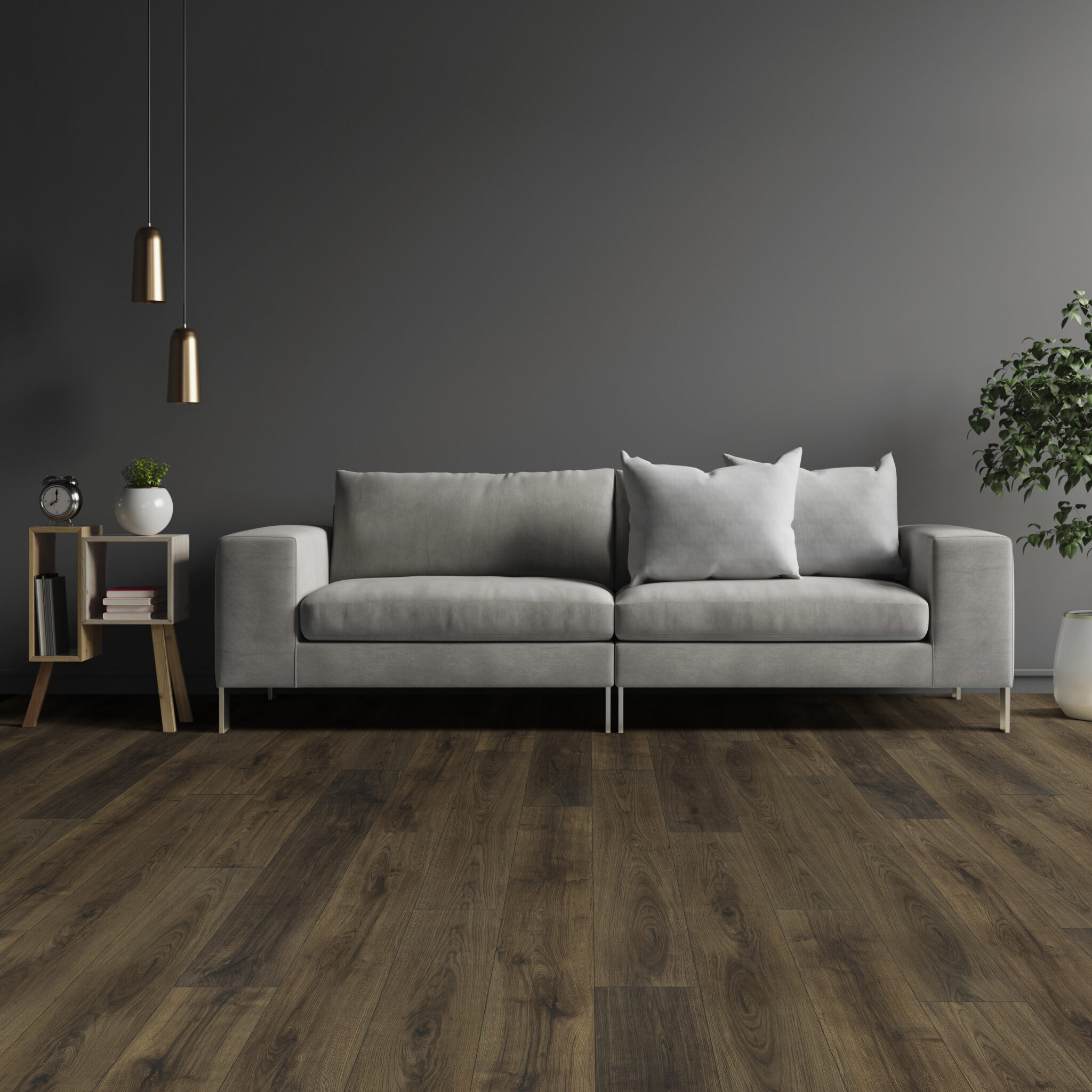 SPC Falcon Oak 20 mil W/ Pad attached - PC Hardwood Floors